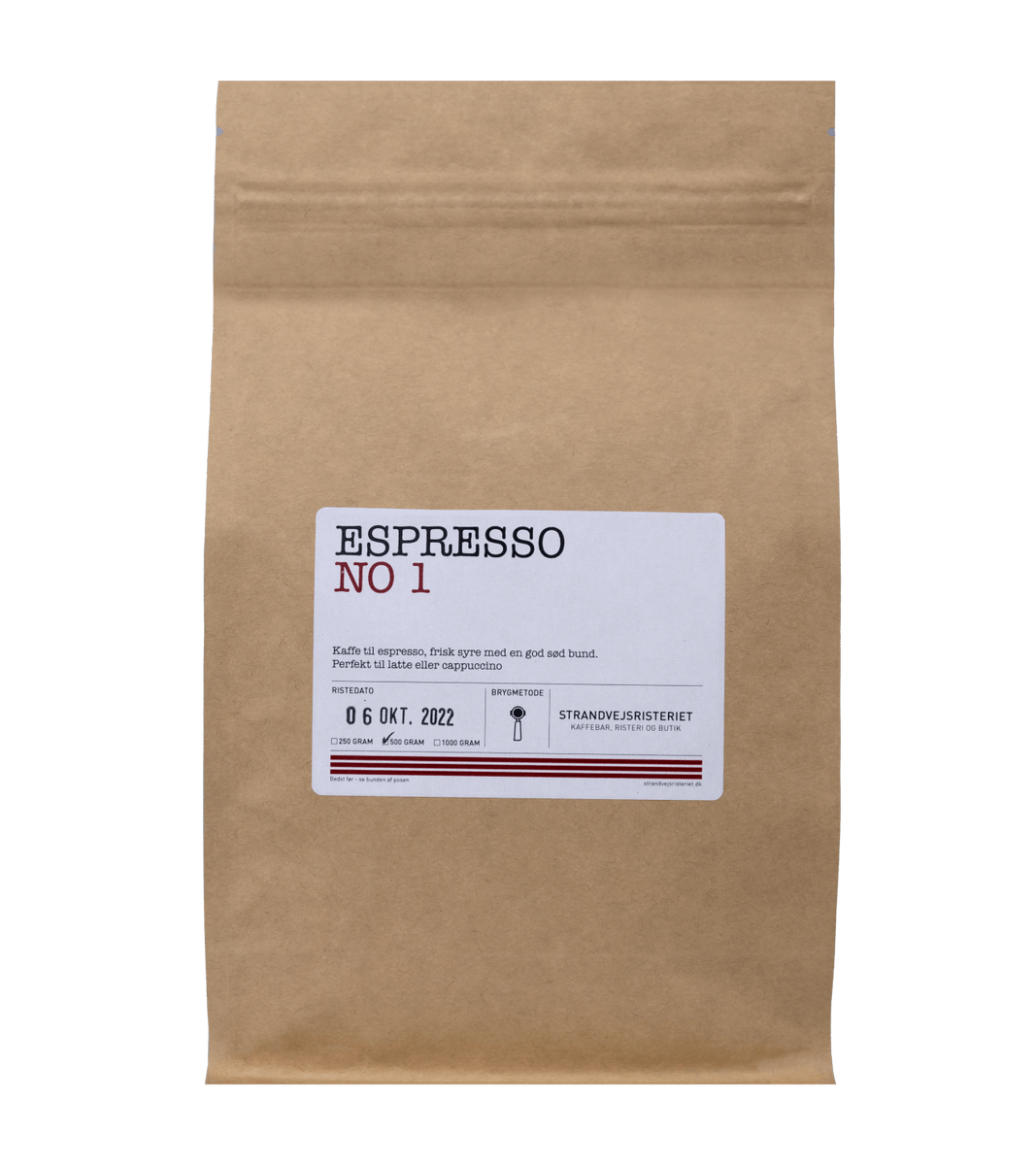 Espresso NO 1 kaffe | Køb online hos Nordic Tea