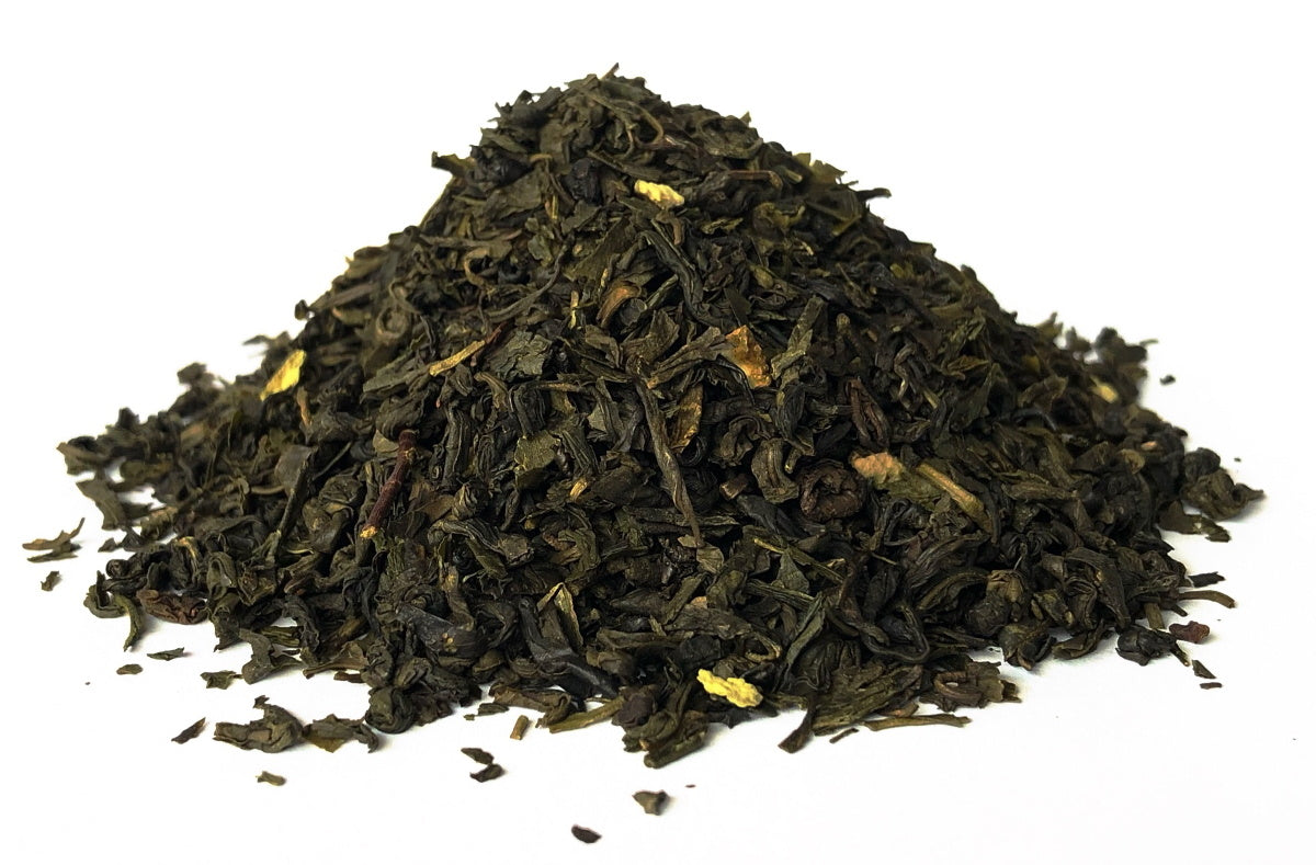 Blod-appelsin grøn te økologisk | Køb online hos Nordic Tea